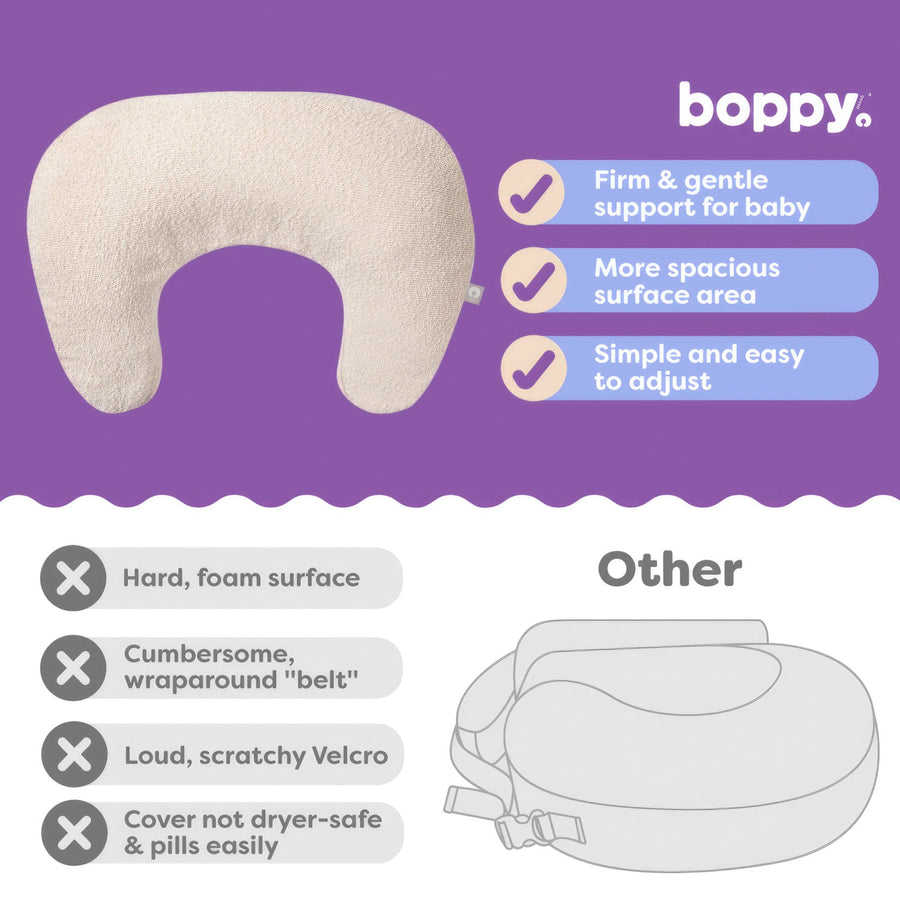New Luxe Boppy Nursing Pillow - Premium Breastfeeding Pillow | Boppy