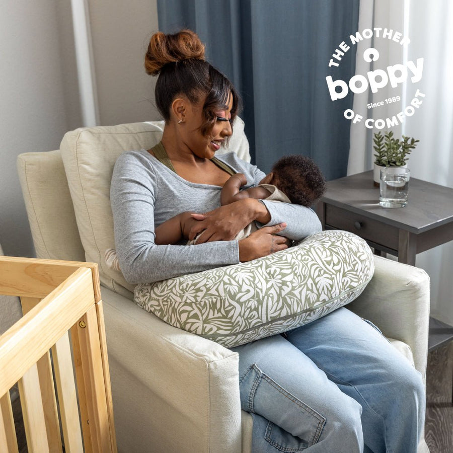 New Boppy Nursing Pillow with Organic Boppy Cover | Boppy