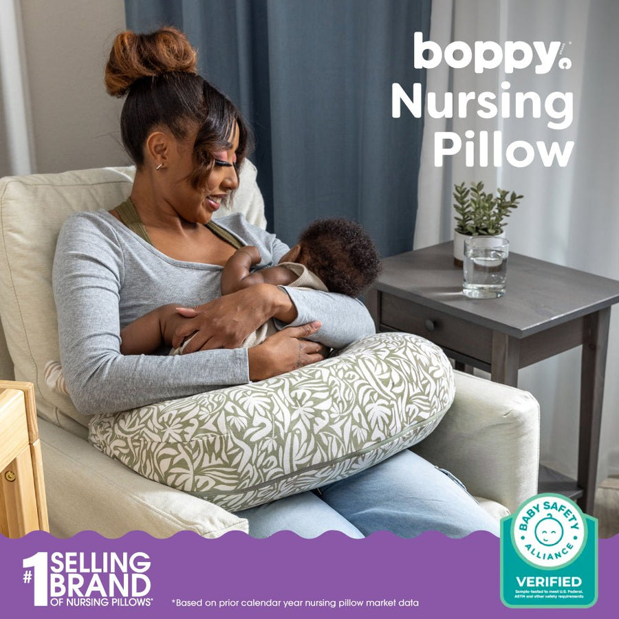 New Boppy Nursing Pillow with Organic Boppy Cover | Boppy